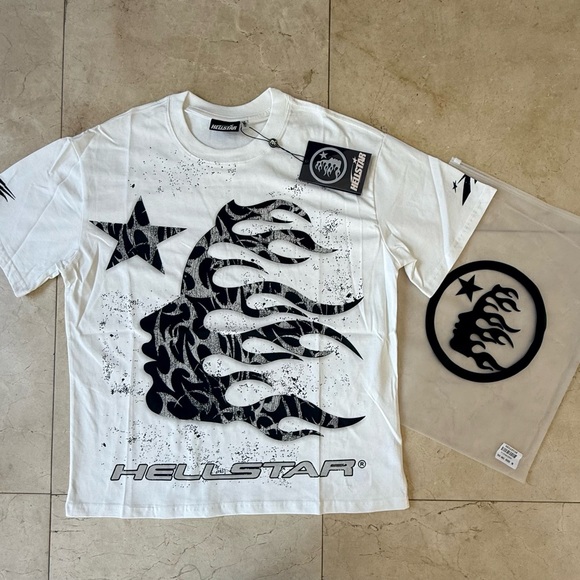 hell star | Shirts | Hellstar White Thorn Tshirt | Poshmark